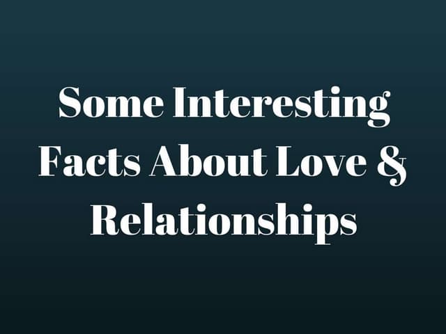 Facts About Love Quotes