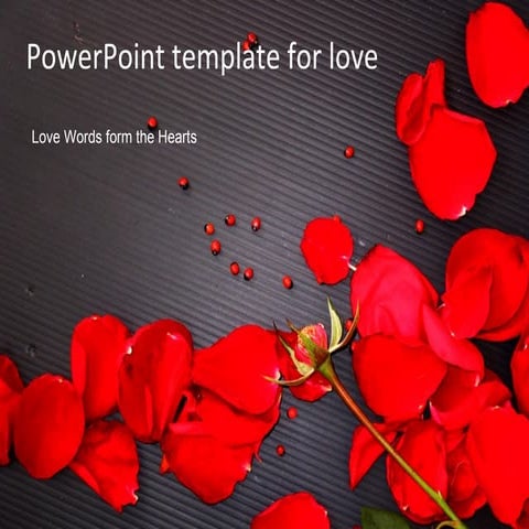 PowerPoint template for love | PPT | Desktop Publishing | Computer ...