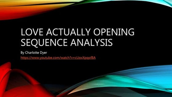 Writing task love actually | PPT | Holiday | Genres