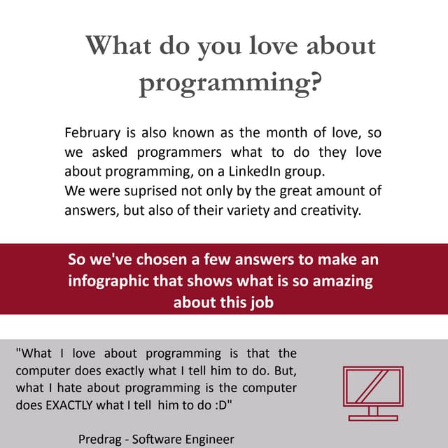 What do you love about programming? | PDF