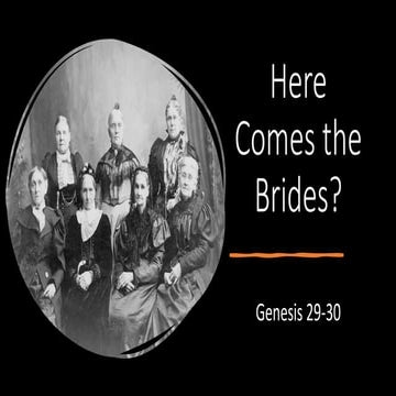Here Comes The Brides? | PPTX