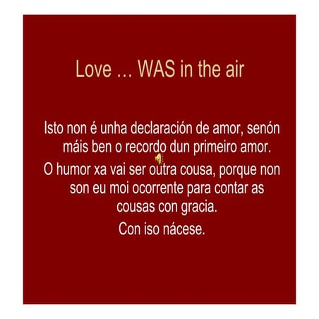Love is in the air | PDF