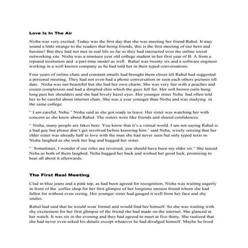 Love is in the air | DOC