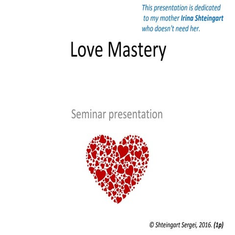 Love presentation ppt | PPT