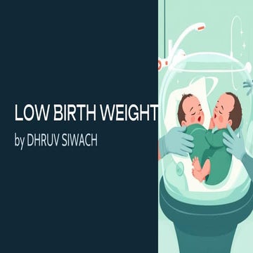 Low birth weight | PPTX