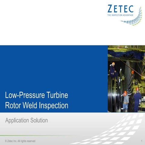 Low Pressure Turbine Rotor Weld Inspection | PPT