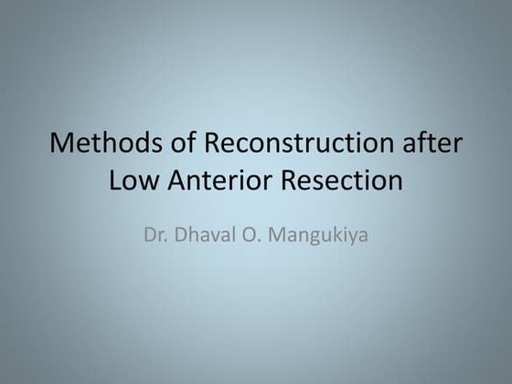 LAP ANTERIOR RESECTION-STEP BY STEP Operative Surgery.pptx