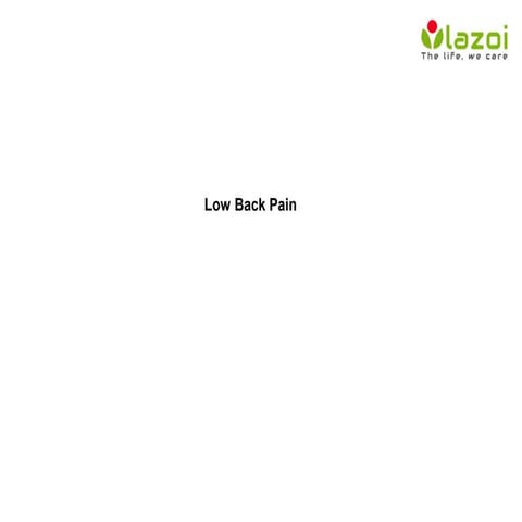 Low back pain | PPT | Physical Therapy | Wellness
