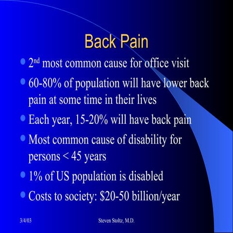 Low Back Pain | PPT