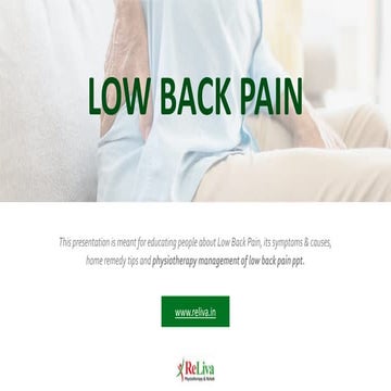 Low back pain ppt | PDF