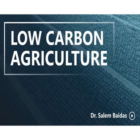 Low Carbon Agriculture | PPT