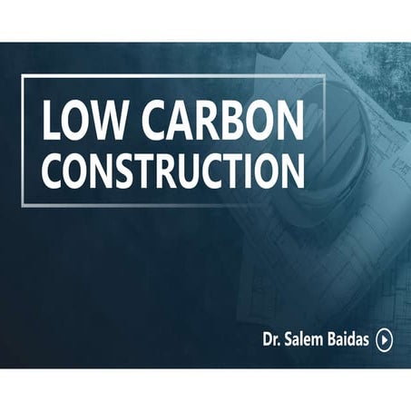 Low Carbon Construction | PDF