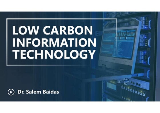 Sustainable ICT | PPT