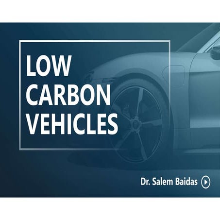 Low Carbon Vehicles | PDF