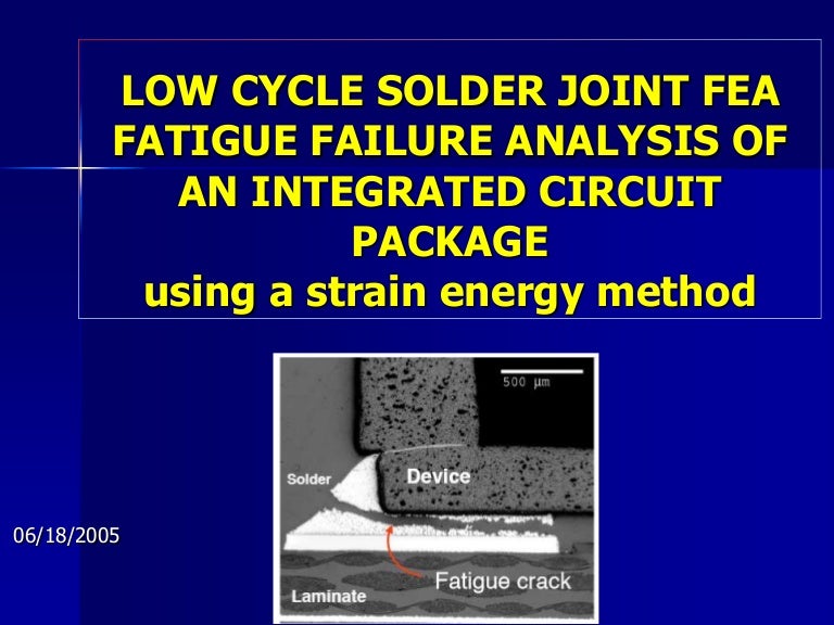 Low cycle fatigue