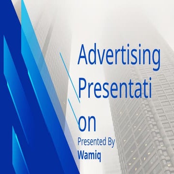 Lowe Lintas Advertising Agency On Brand Campaign | PPTX