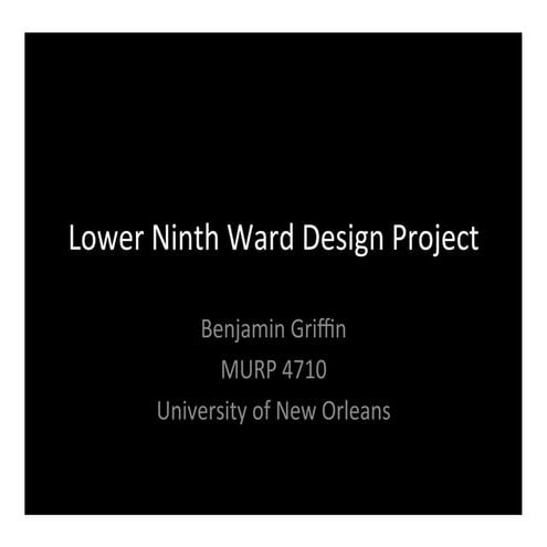 Lower 9th ward trail | PDF