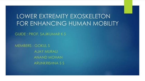 Exoskeleton | PPT