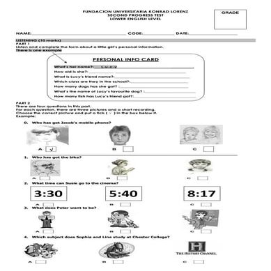 Lower final exam[1] | PDF