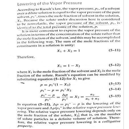 lowering of vapour pressure.pdf | Physics | Science