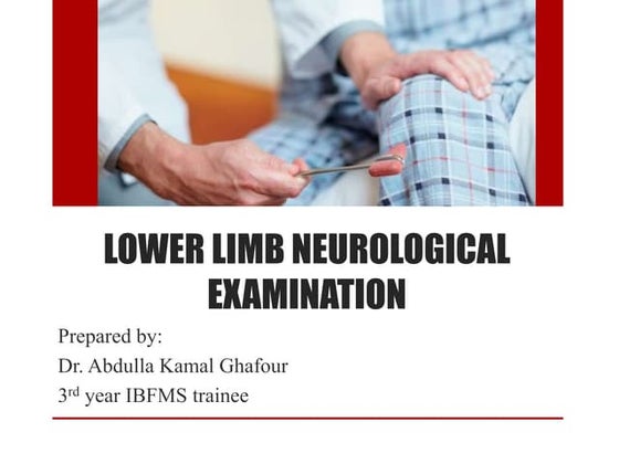 nEUROLOGICAL EXAM OF LOWER LIMB | DOCX