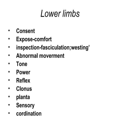 Lower limbs | PPT