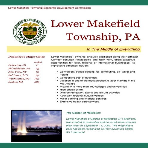 Lower Makefield Twp. PA Economic Development | PDF