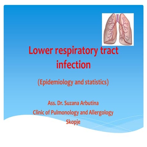 Lower respiratory tract infection | PPTX