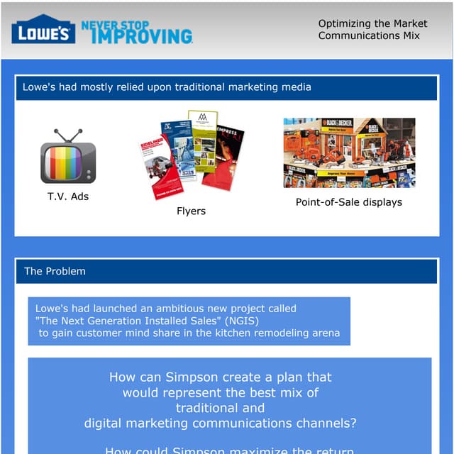 Lowes - infographic | PDF