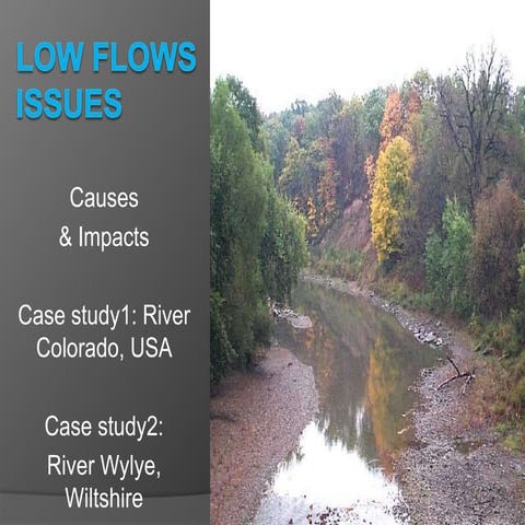 Low flows issues | PPTX
