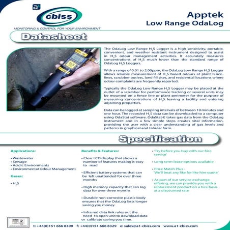 Low range odalog | PDF