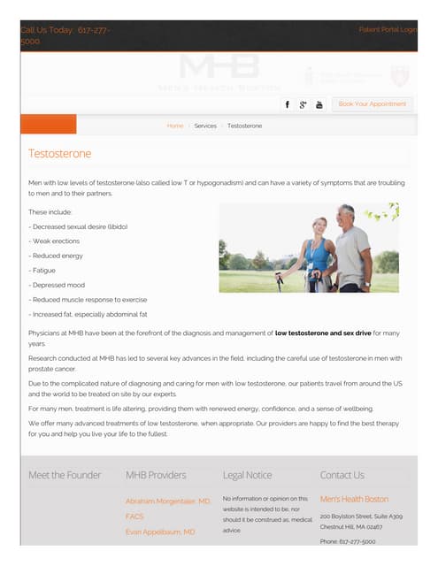 Understanding Andropause And Hormone Therapy For Men In Detroit | PPT