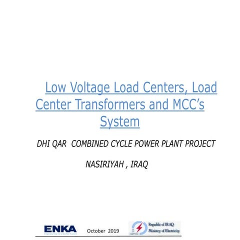 Low Voltage System GE Gas Turbine Simple | PPTX