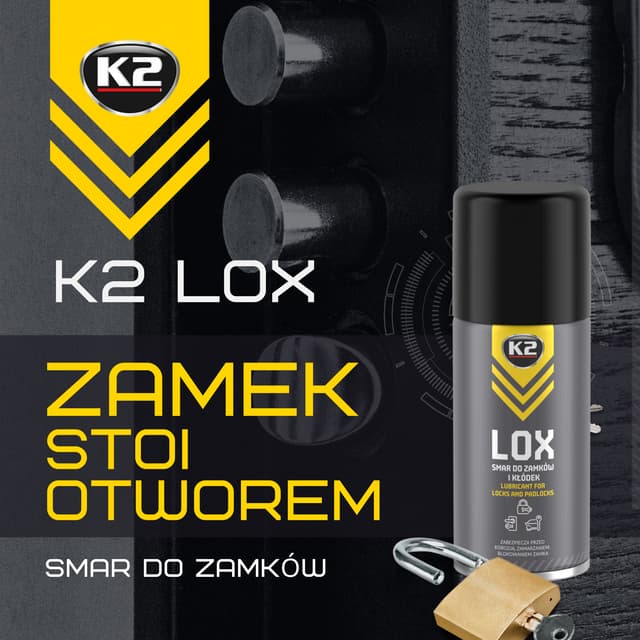 K2 LOX 150ml - smar do zamków i kłódek | B435 | PDF