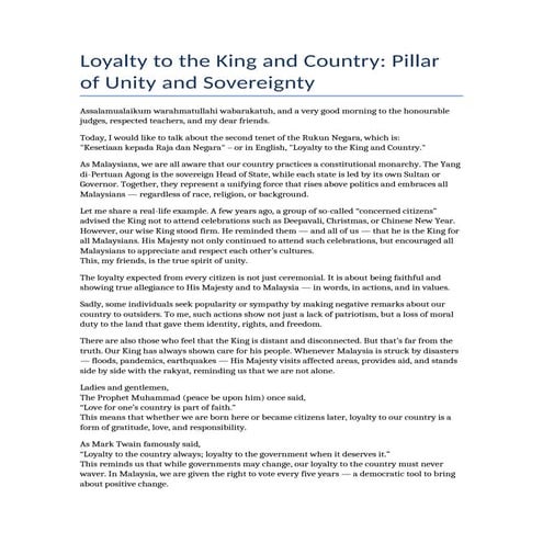 story Loyalty_to_King_and_Country_Speech.docx