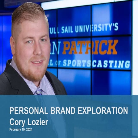 Personal Branding Powerpoint CORY LOZIER 2024 | PPT