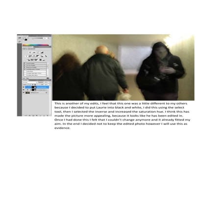 Screenshots for evidence of actual photos | DOCX