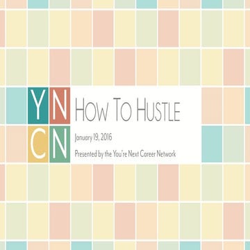 How to Hustle | PDF