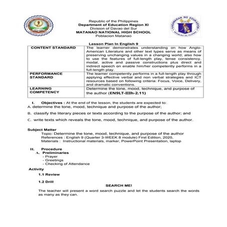 Lesson Plan-TONE MOOD TECHNIQUE AND PURPOSE.docx