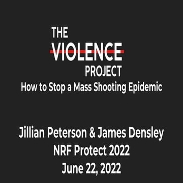 The Violence Project: How to stop a mass shooting epidemic | PPT