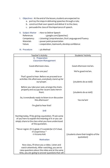 Making inference lesson plan | PDF