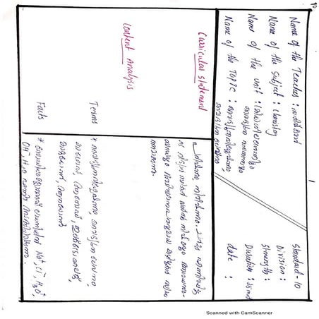 Peer teaching lesson plan | PDF