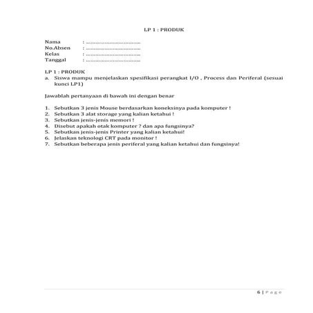 Lp1 produk spec | DOCX