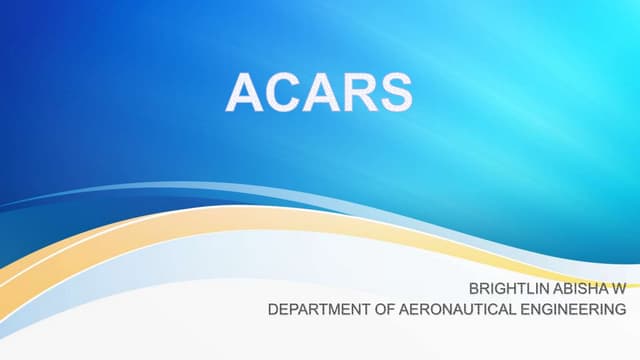 ACARS | PPT