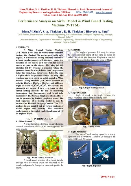 Types of Wind tunnels | PPTX | Physics | Science