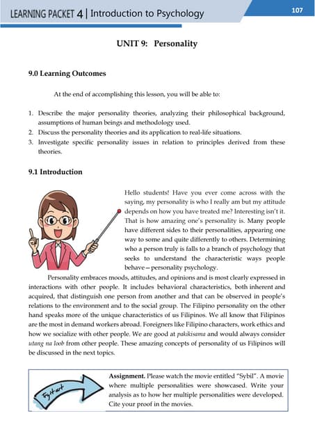 personality- Meaning, definition, types, importance | PPTX