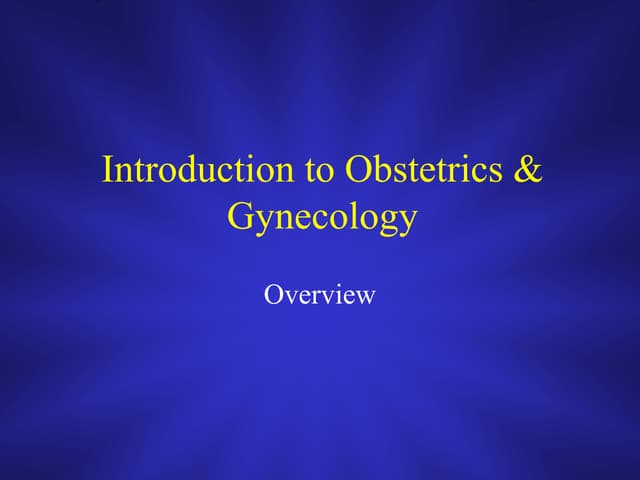 Surgeries in gynecology & physiotherapy | PPTX