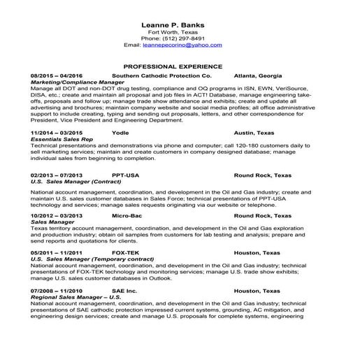 Lp banks resume 07 28_16 | PDF