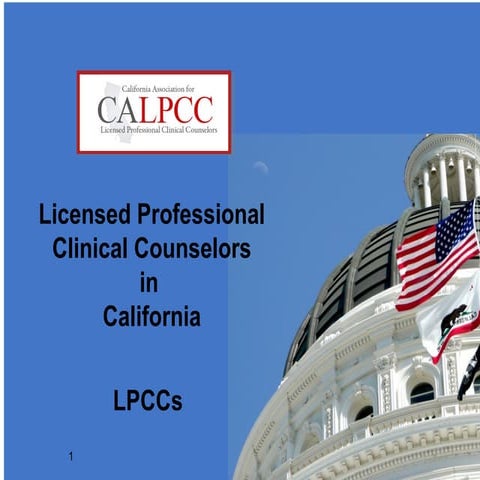 Licensed Professional Clinical Counselors in California | PPT