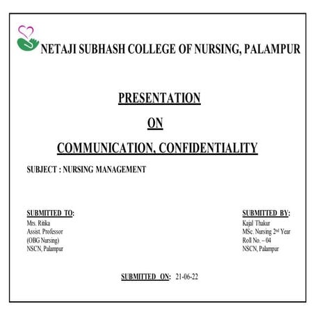 LP communication and confidentiality.docx | Computer Networking | Computing